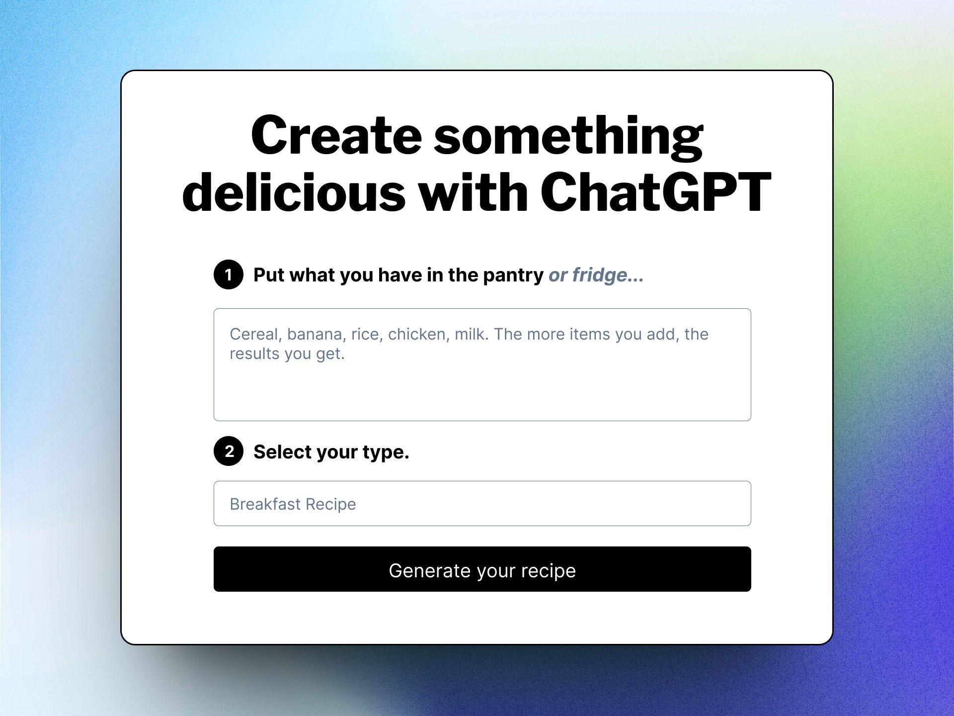 🎯 Recipe Radar – ¿Qué es y que problema resuelve?