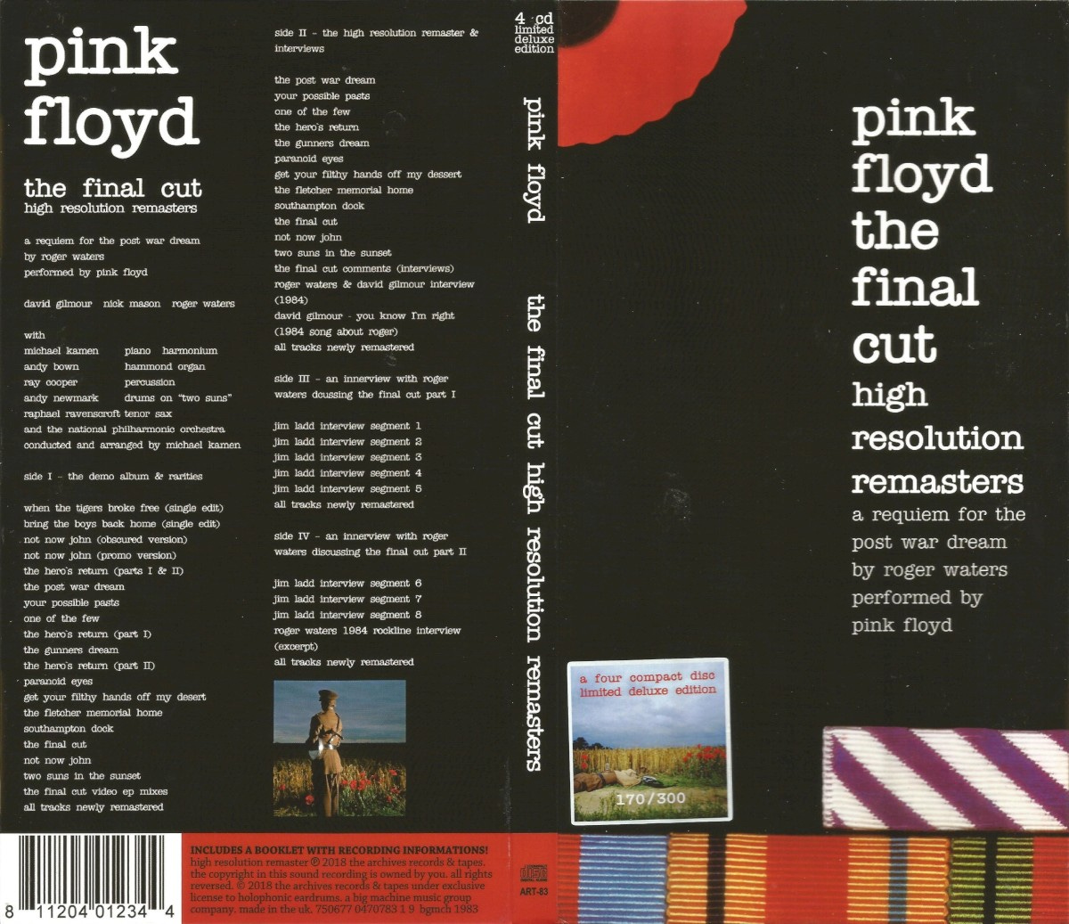 Pink Floyd's anti-war album 'The Final Cut'