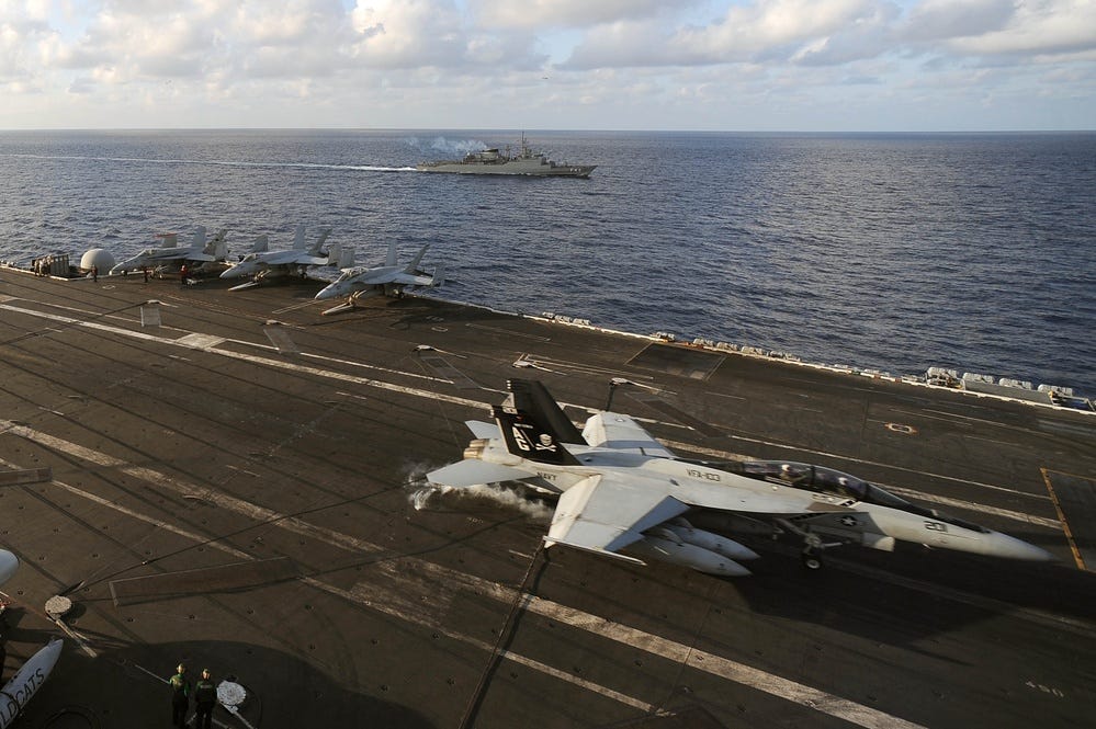 How a Navy Plane Lands on an Aircraft Carrier