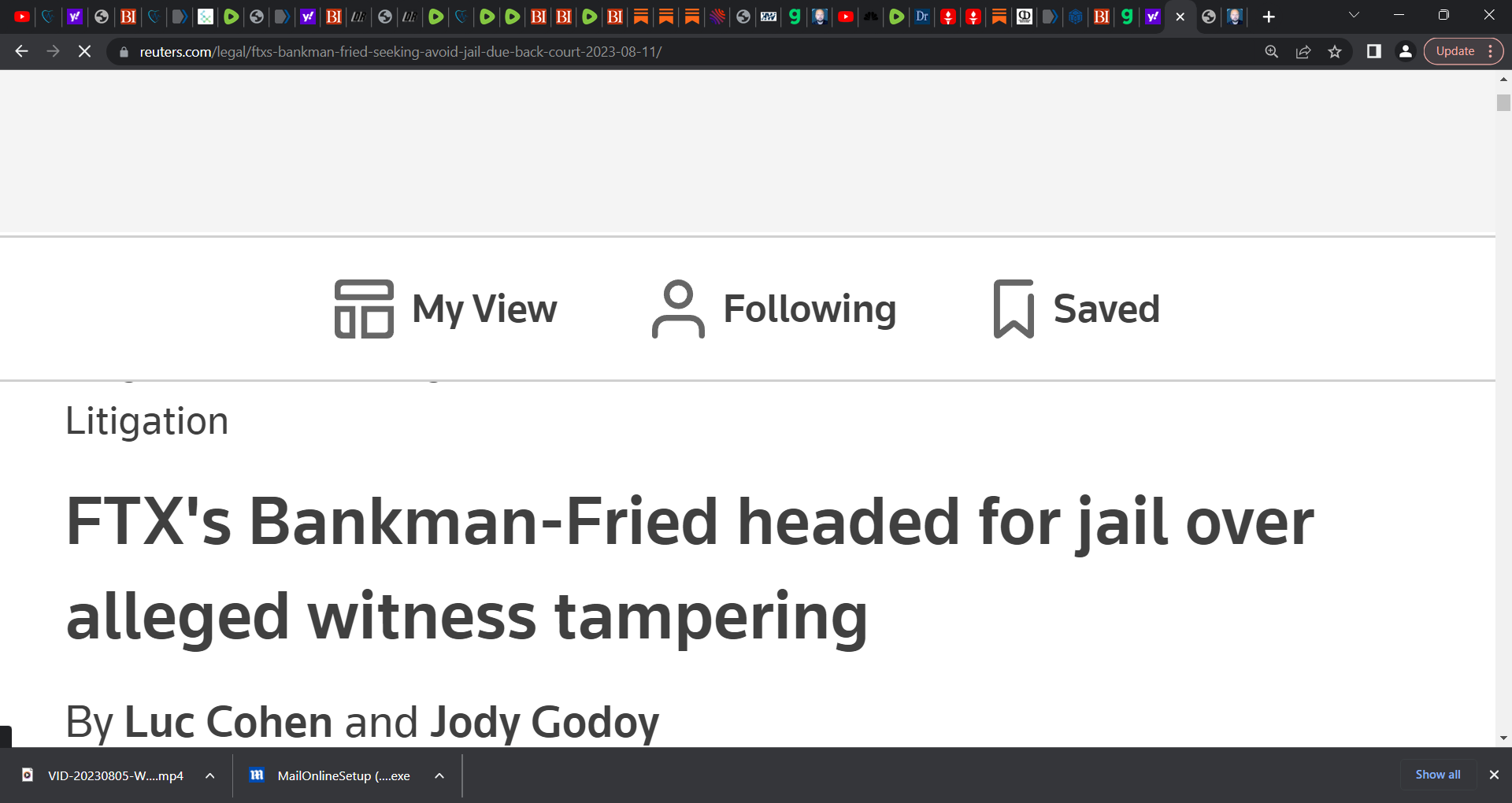 Bail denined for this fraudster, FTX's Bankman-Fried headed for jail ...