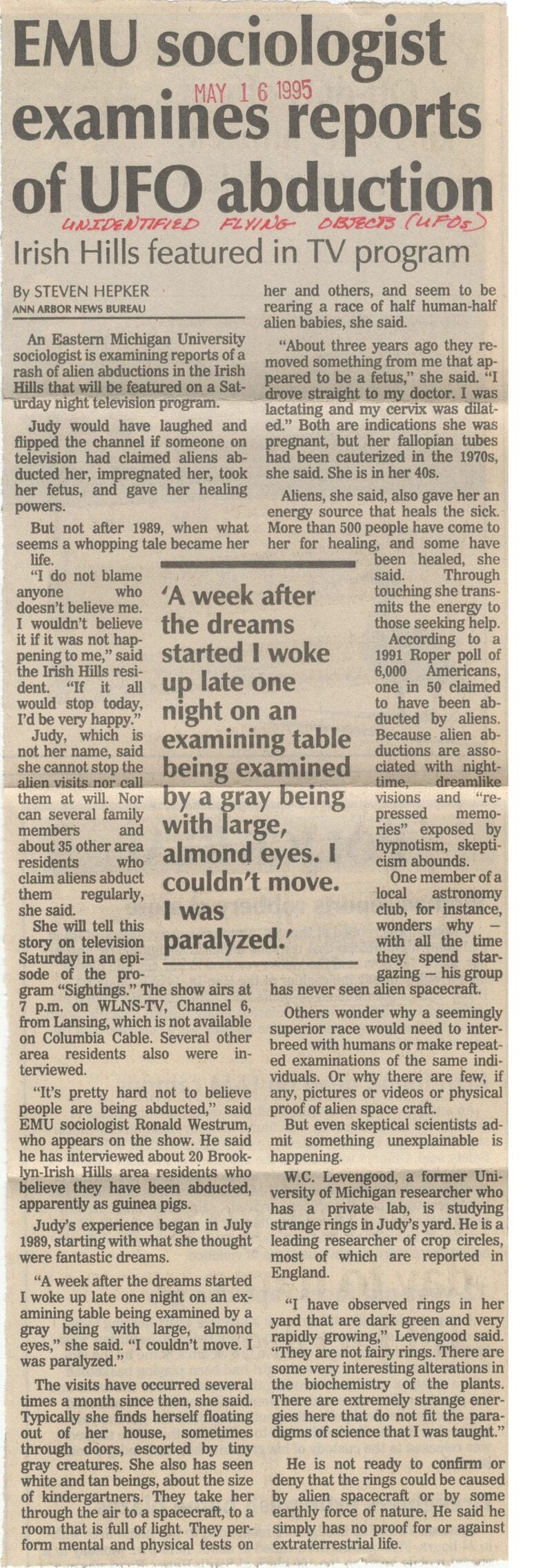 The Unwanted Publicity Intelligence NewsLetter