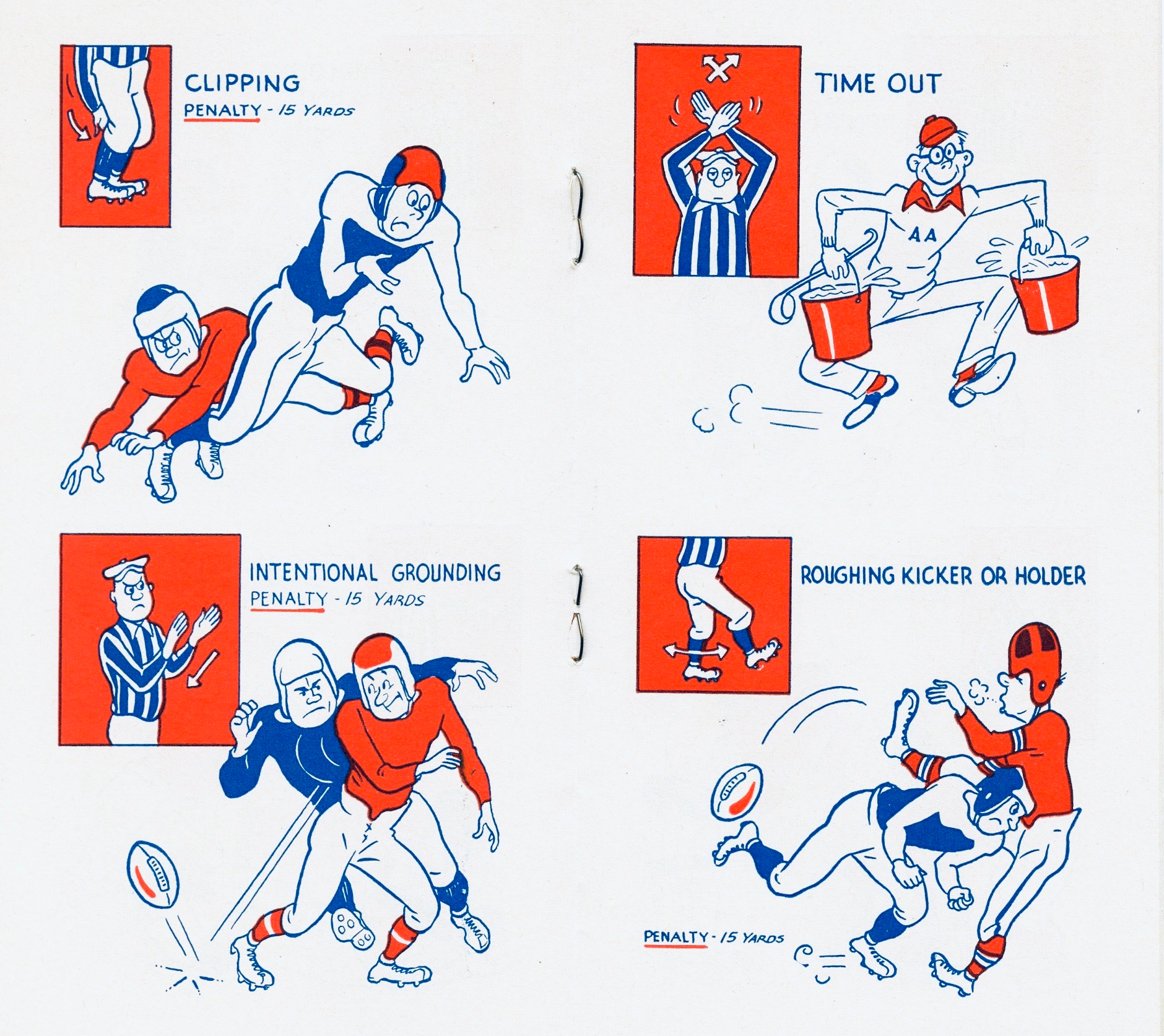 The Art of Football Officials' Signals