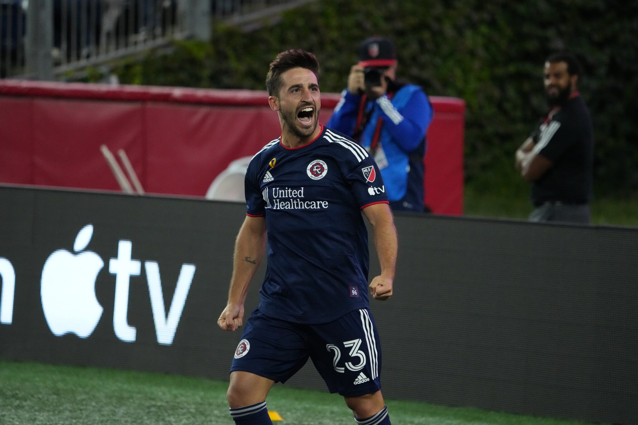 Nacho Gil Adding to New England Revolution Attack