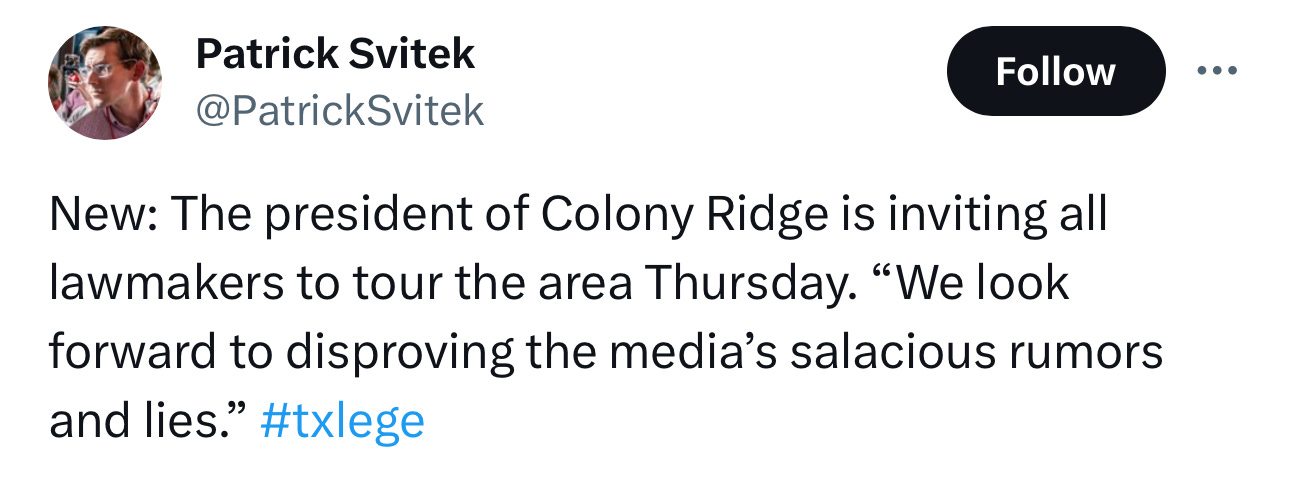Colony Ridge Responds: We’re Not Technically a “Colonia”