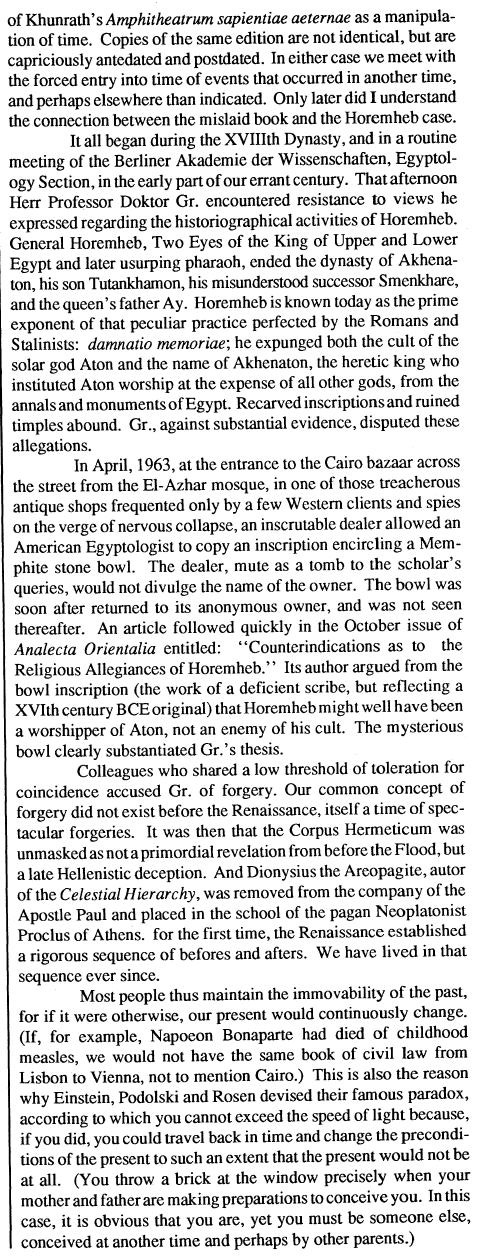 The Late Repentance of Horemheb - Pope Head Post