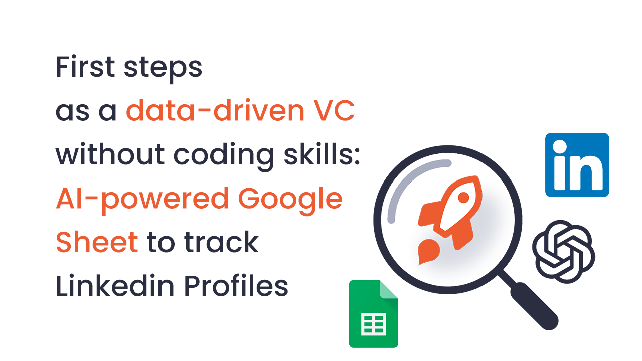 First steps as a data-driven VC without coding skills: AI-powered ...