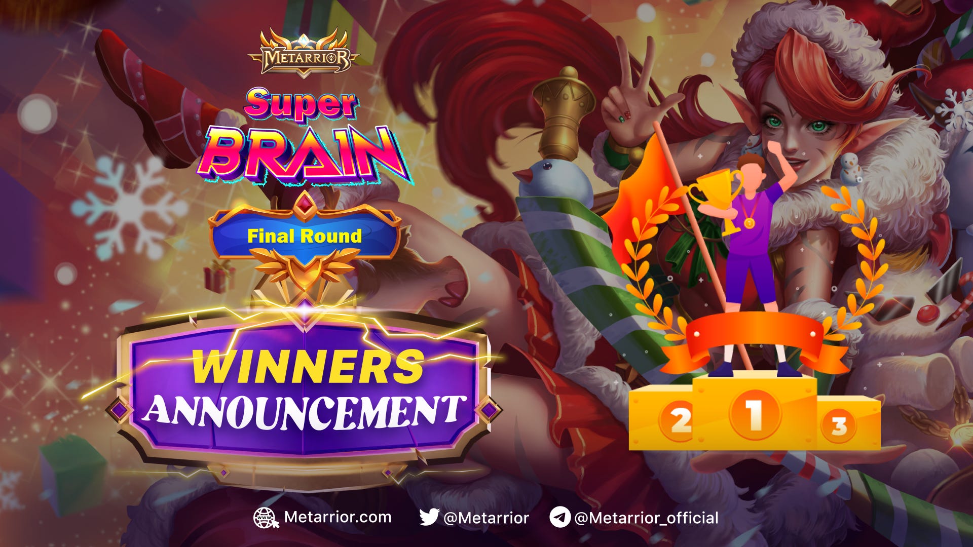 ⭐METARRIOR’S “SUPER BRAIN” - WINNERS ANNOUNCEMENT⭐