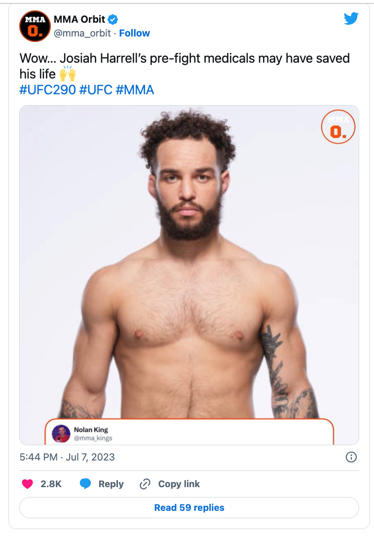 "O.J. heart attack drama"; YouTuber Gwen Helbig has breast cancer; UFC ...