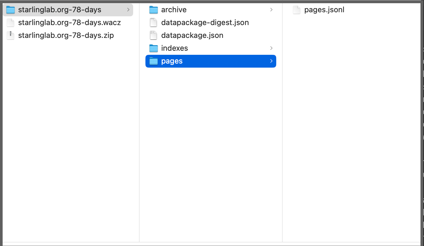 Authenticated Web Archives: WACZ Files