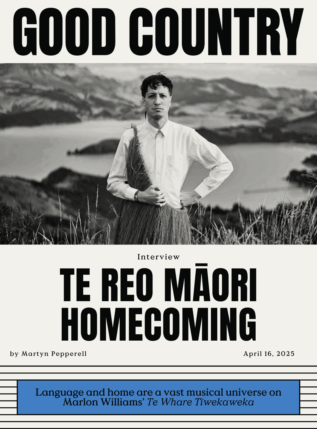 Te Reo Māori Homecoming - by BGS and Martyn Pepperell