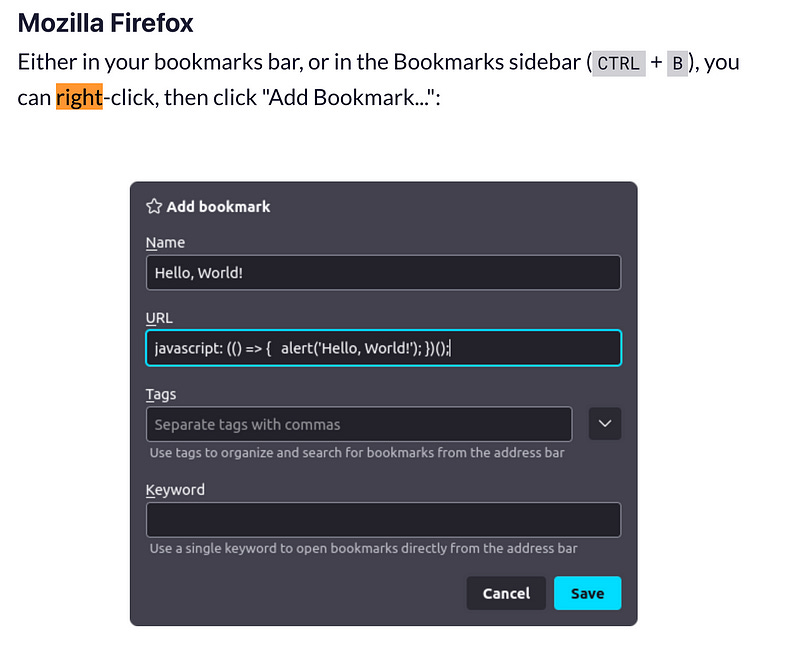 PicoCTF 2024 — Bookmarklet - VISCID’s Substack