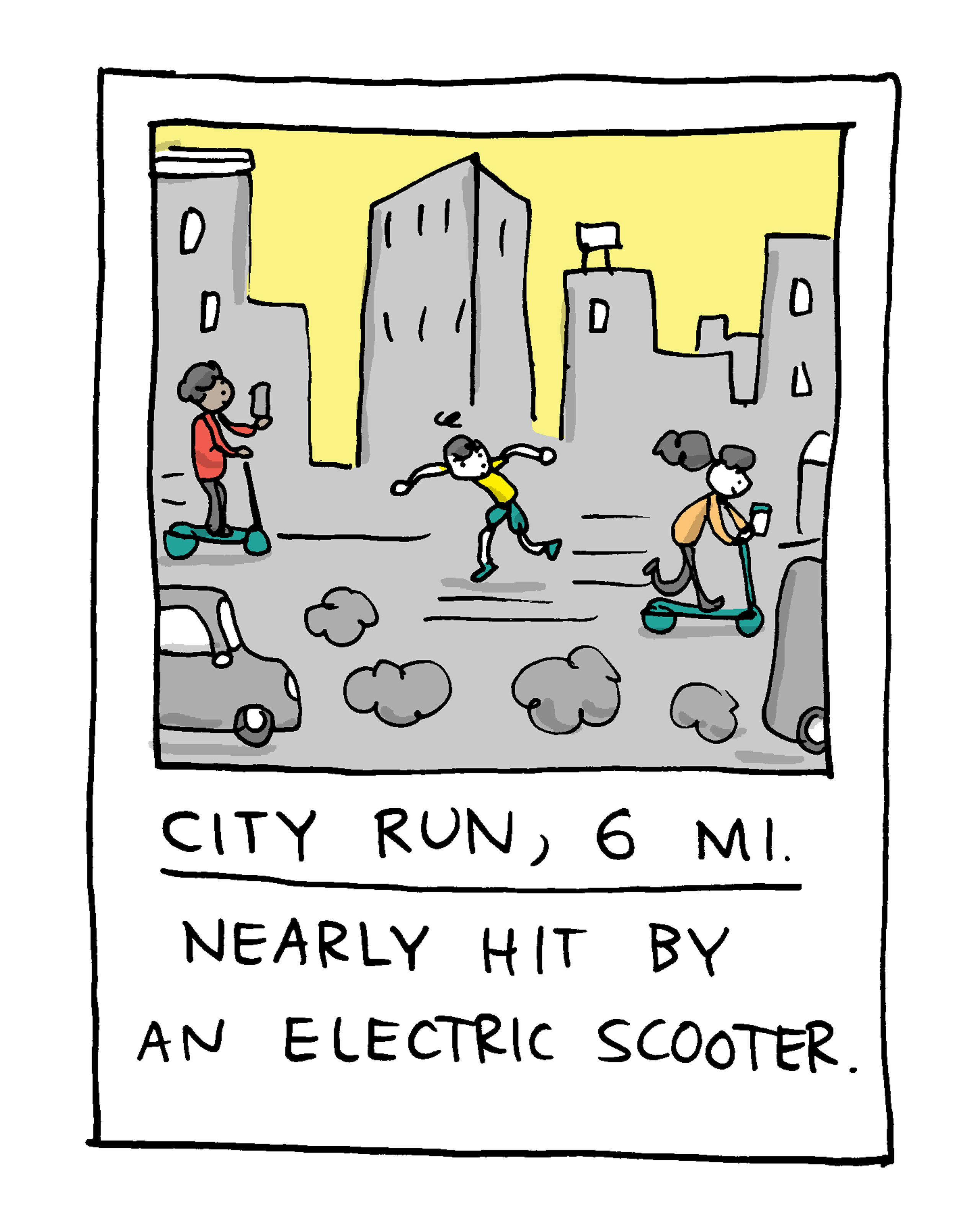 My Half-Marathon Training Log - by Grant Snider