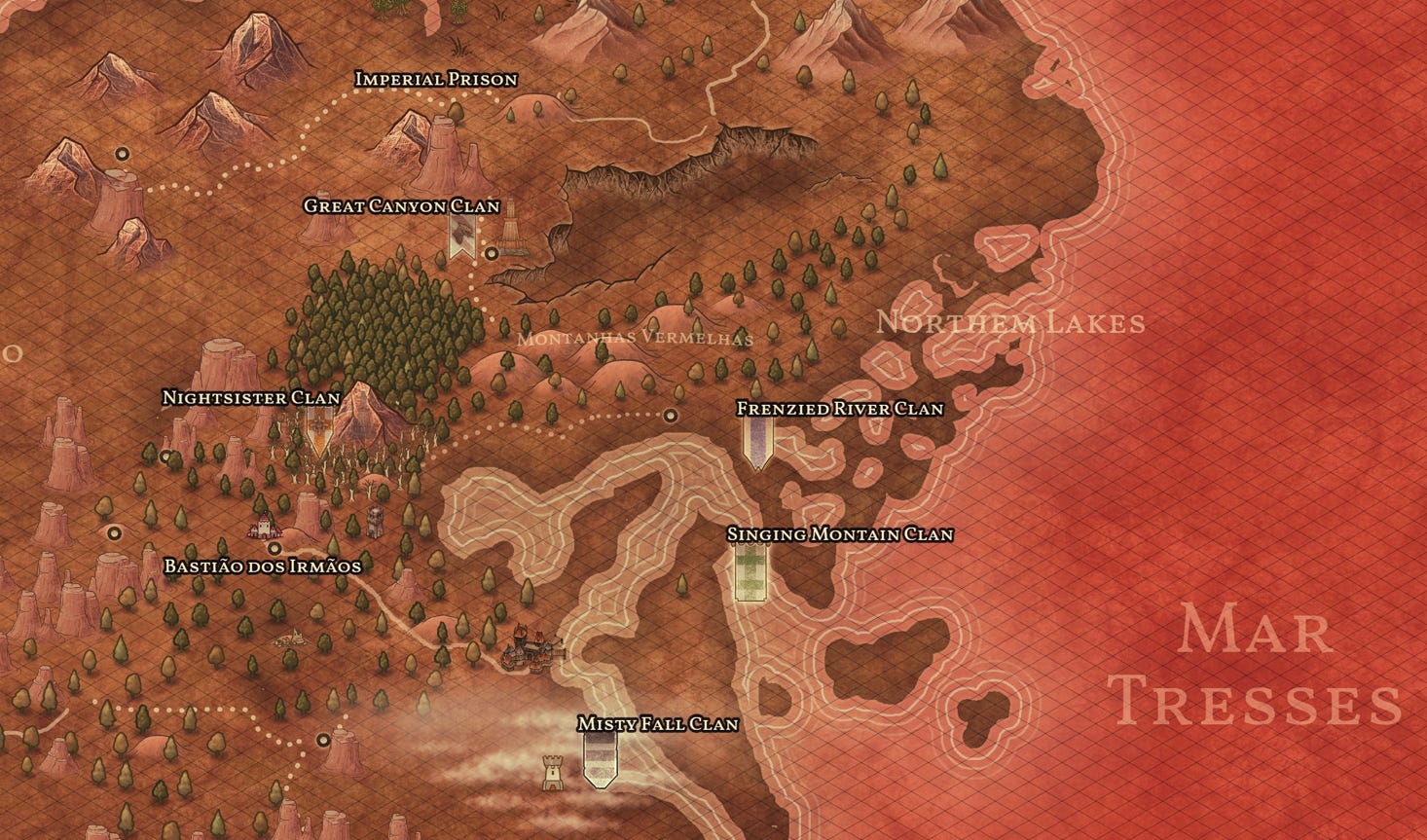 Mapa de Dathomir em resolução 4k - by João Renato Paulon