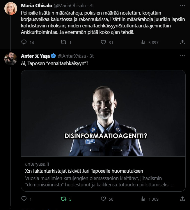 Maria Ohisalo syytti minua "disinformaatiosta" - Sai itse näpeilleen