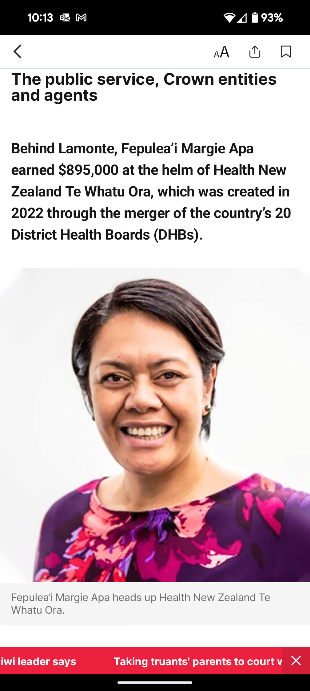 Austerity in Healthcare as Margie almost hits the million dollar club