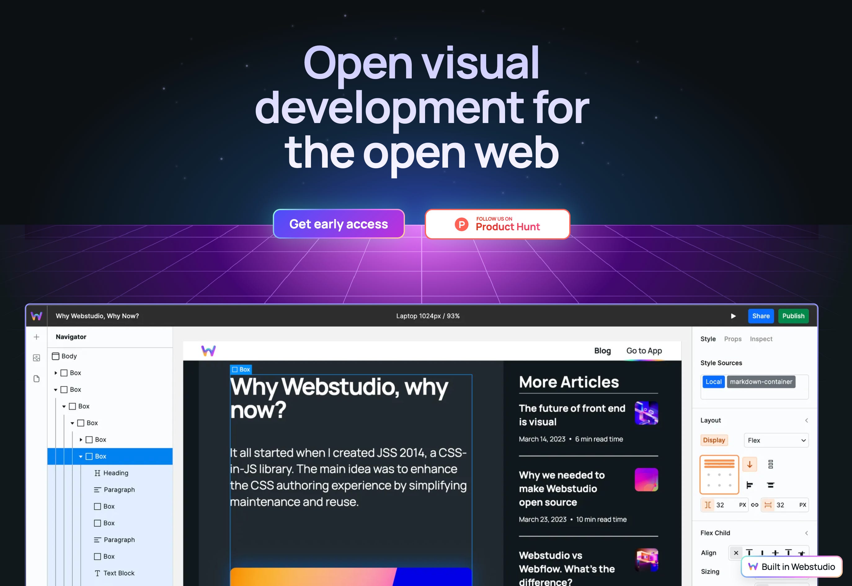 J'ai trouvé le concurrent open source de Webflow 💥