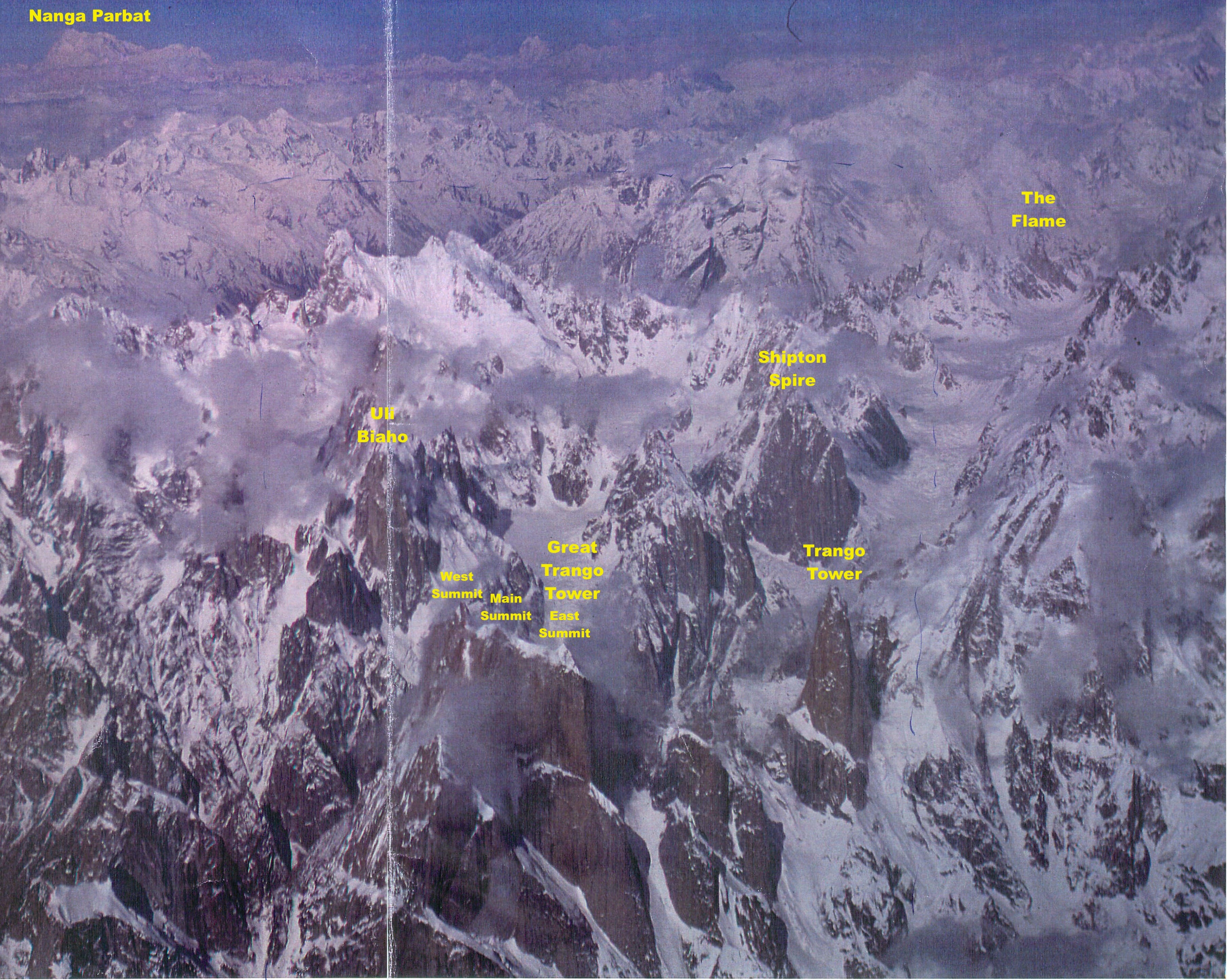 some Trango Towers history - by John Middendorf