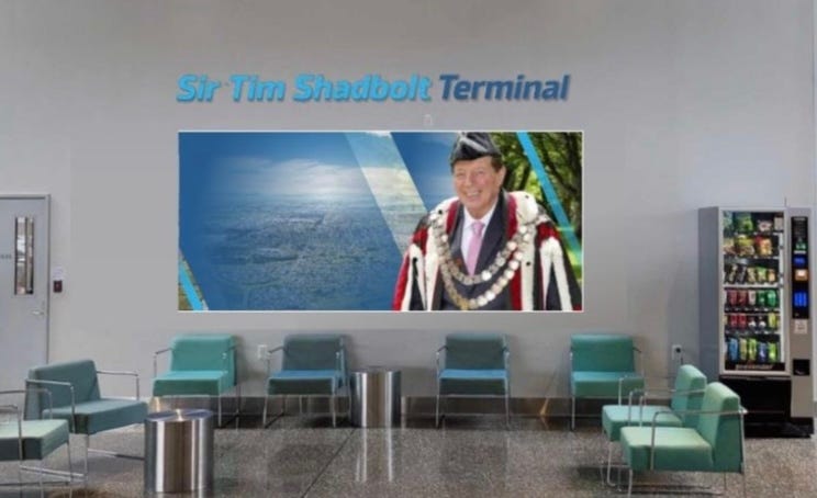 Councillors set for decision on 'Shadbolt Airport Terminal' naming