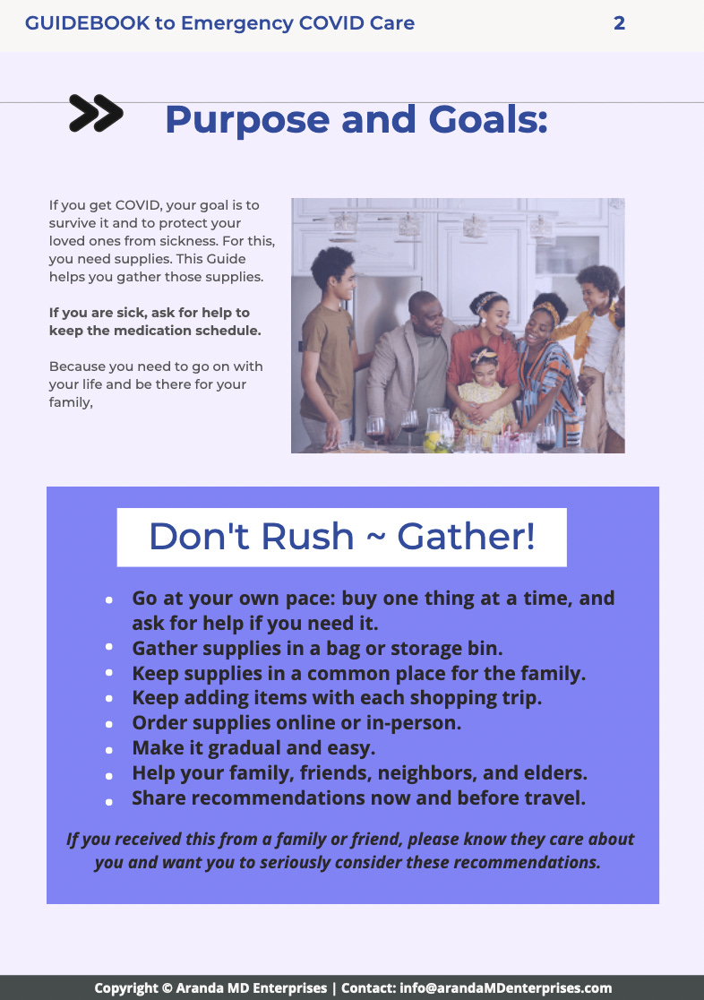 MEDICAL DIRECTIVES and GUIDEBOOK TO Emergency COVID CARE: Updated for ...