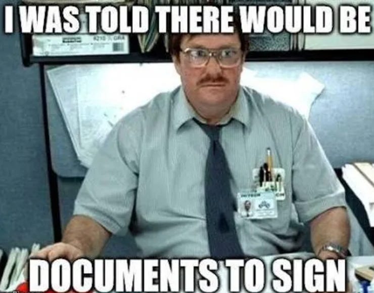 Sign Here on the Dotted Line - by Chris Hughes