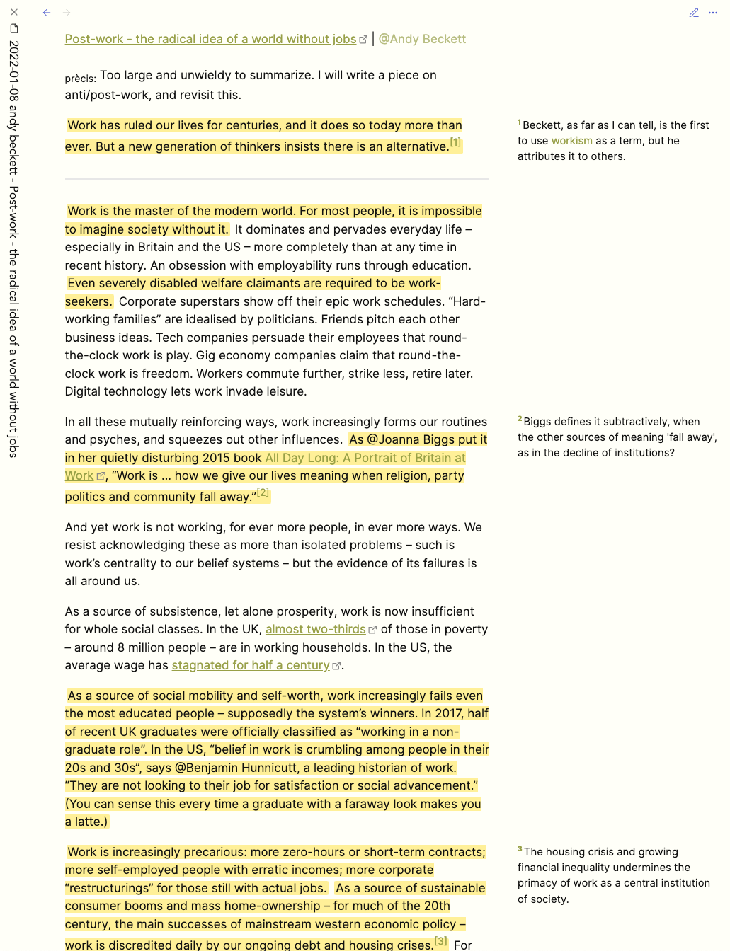 The 'Share Note for Obsidian' Plugin and Tufte Sidenotes