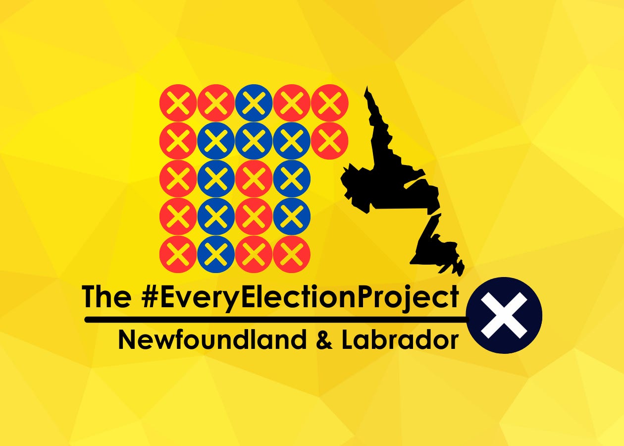 #EveryElectionProject: Newfoundland and Labrador