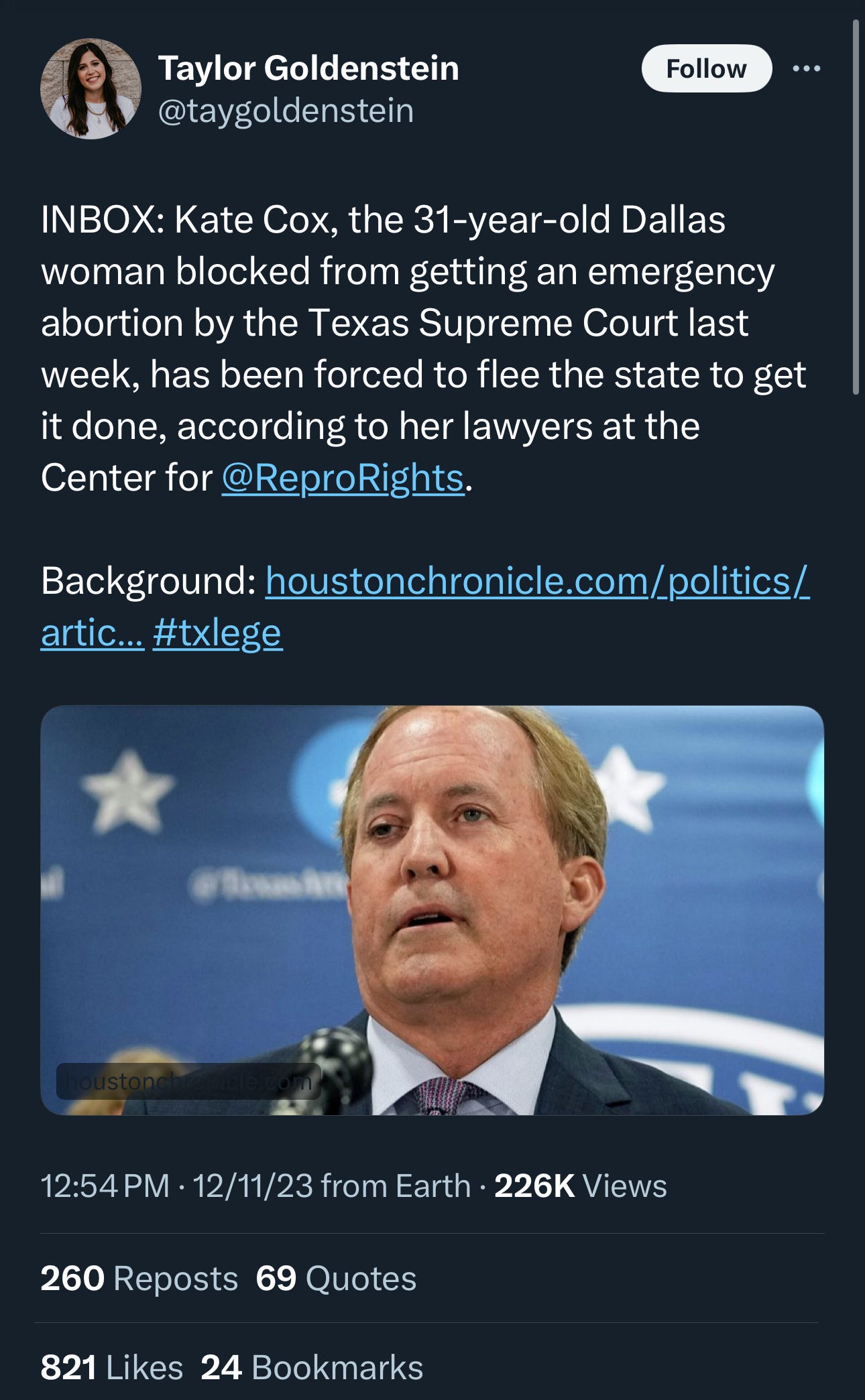 Why Did Texas Resident Kate Cox Go To Court to Seek an Abortion When it ...