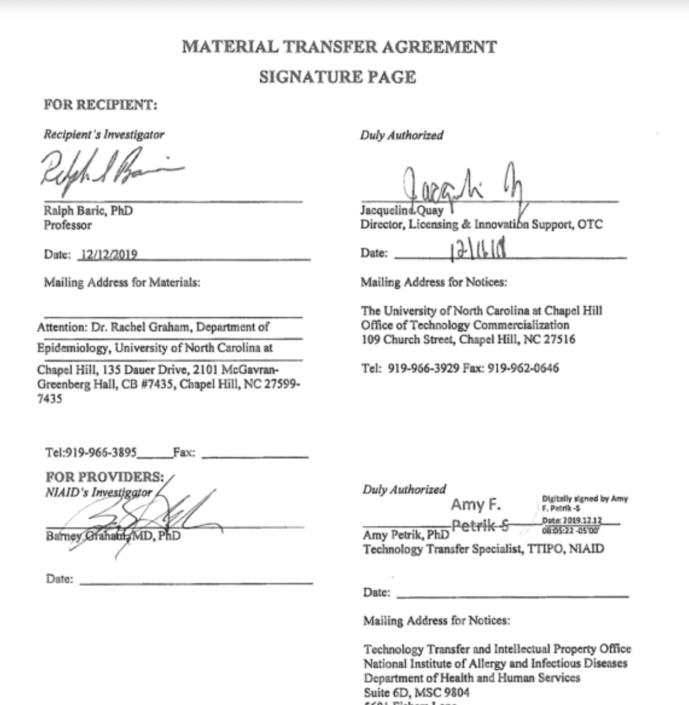 All Patents Lead to Ralph Baric - CHRONOS by MacKenzie