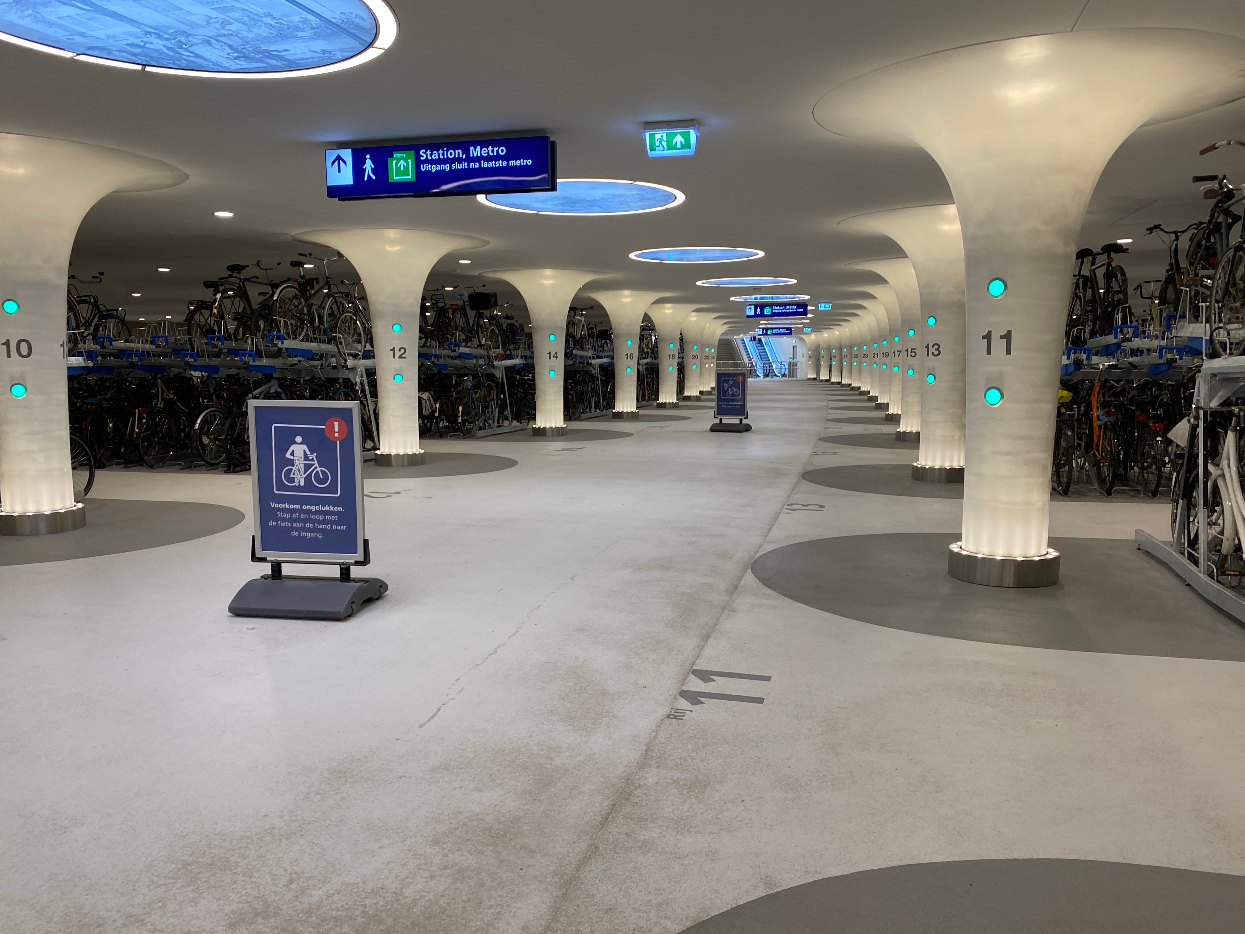 Investing in infrastructure: Bike parking garage is built under ...