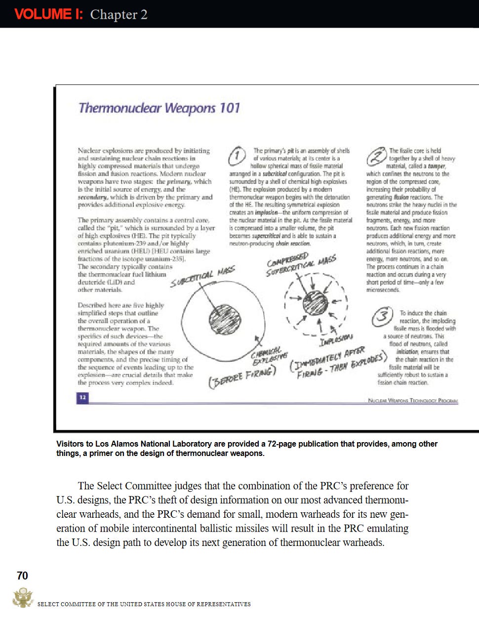 US House Of Representatives: PRC (Chinese) Theft Of U.S. Thermonuclear ...