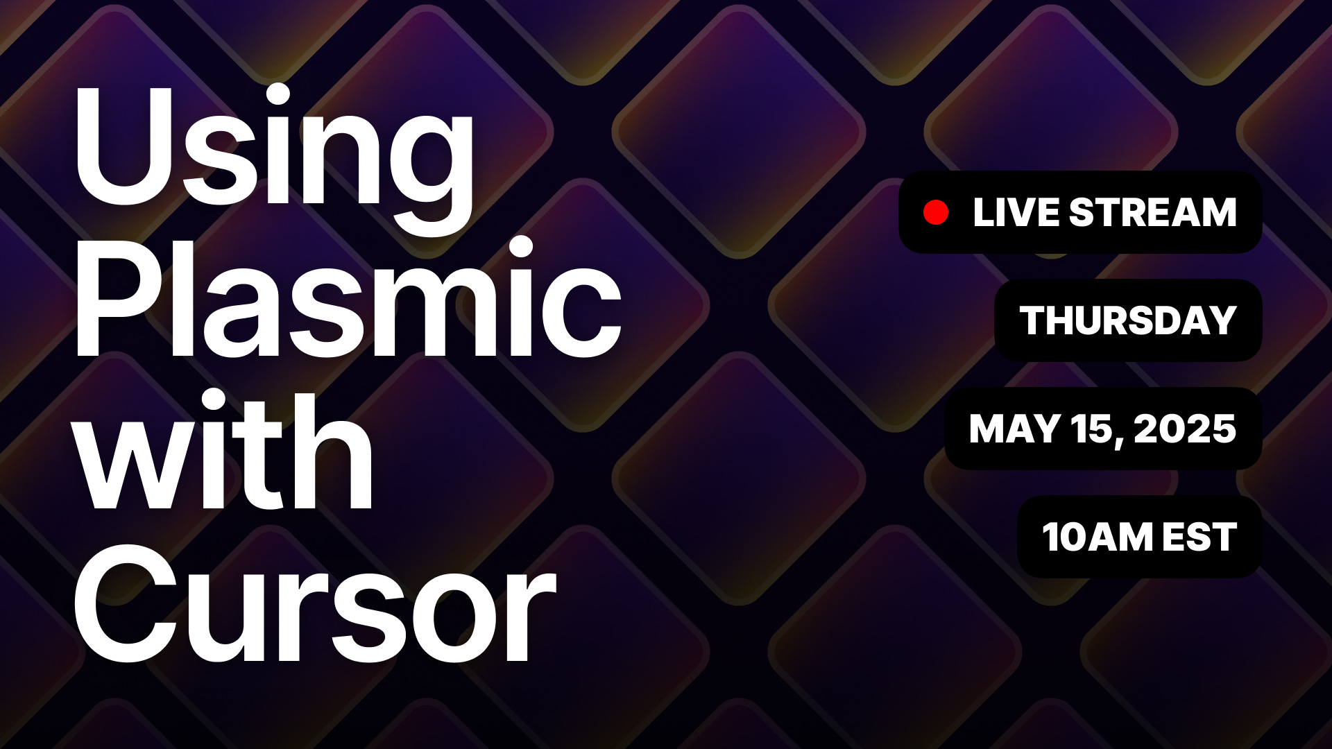 Live stream: Using Plasmic with Cursor - by Team Plasmic
