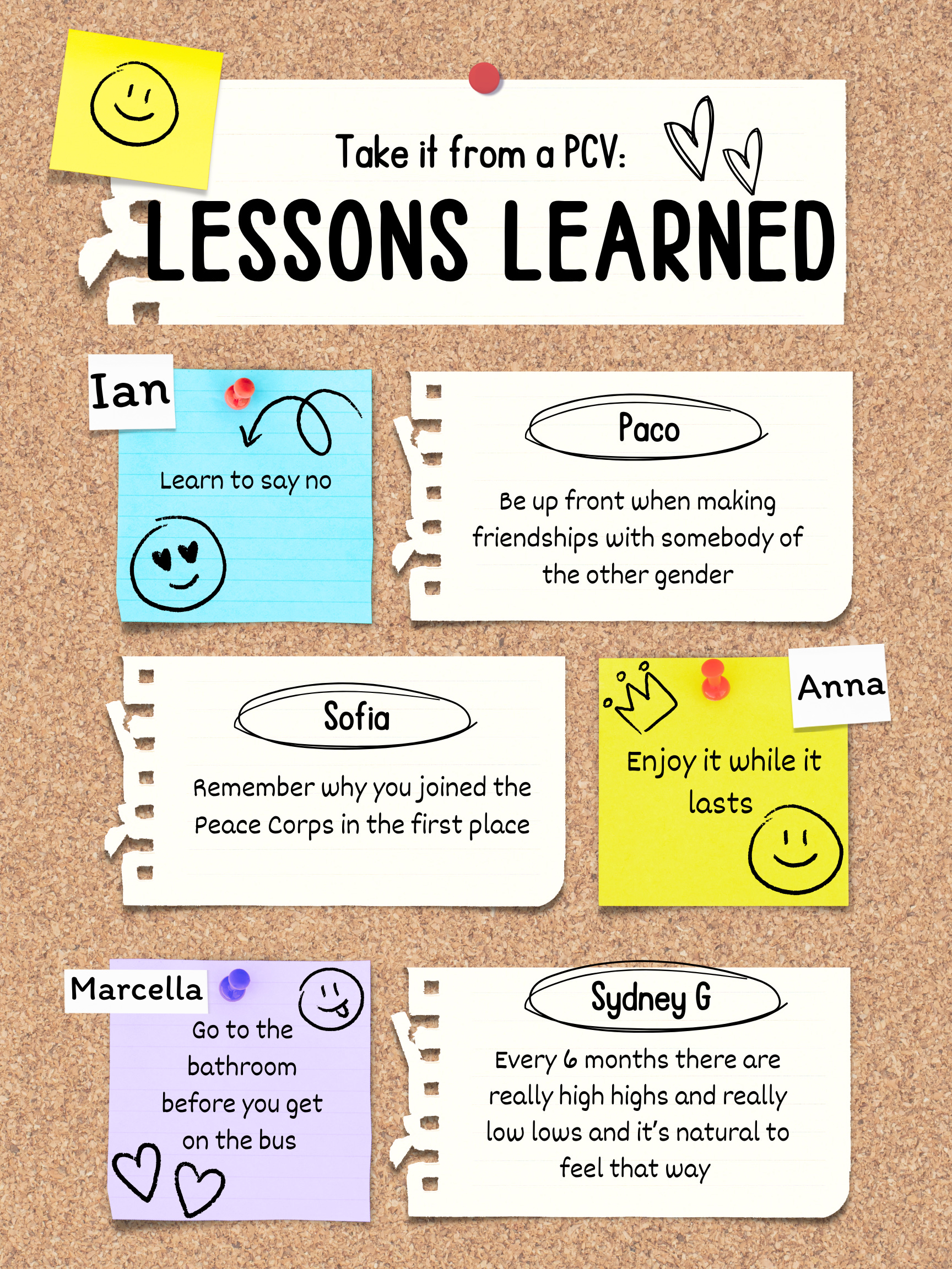 What’s the Best Piece of Advice You’ve Gotten From Another PCV?