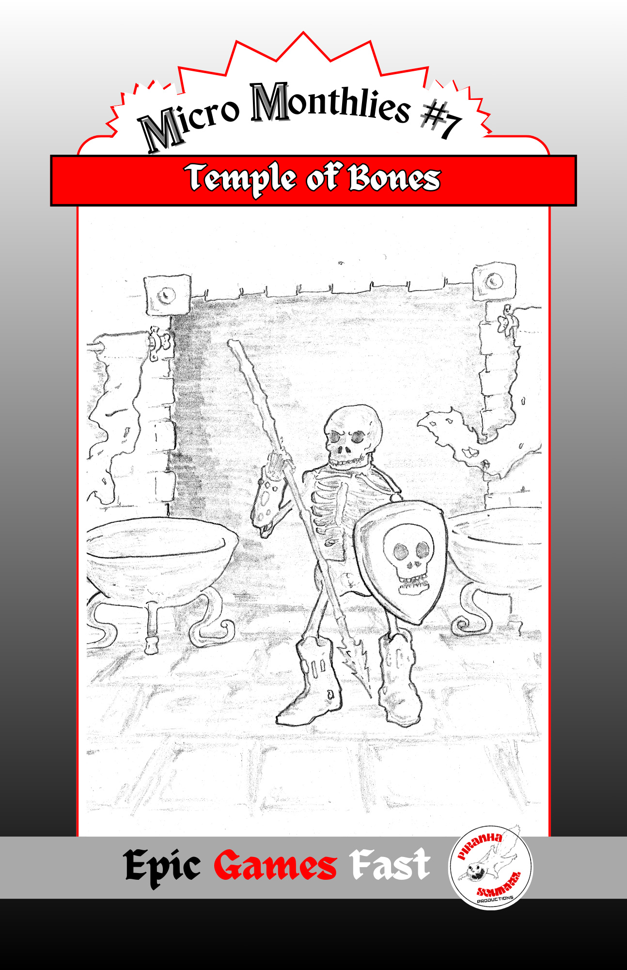 Micro Monthlies 7 Temple of Bones - by Cole Wilkinson
