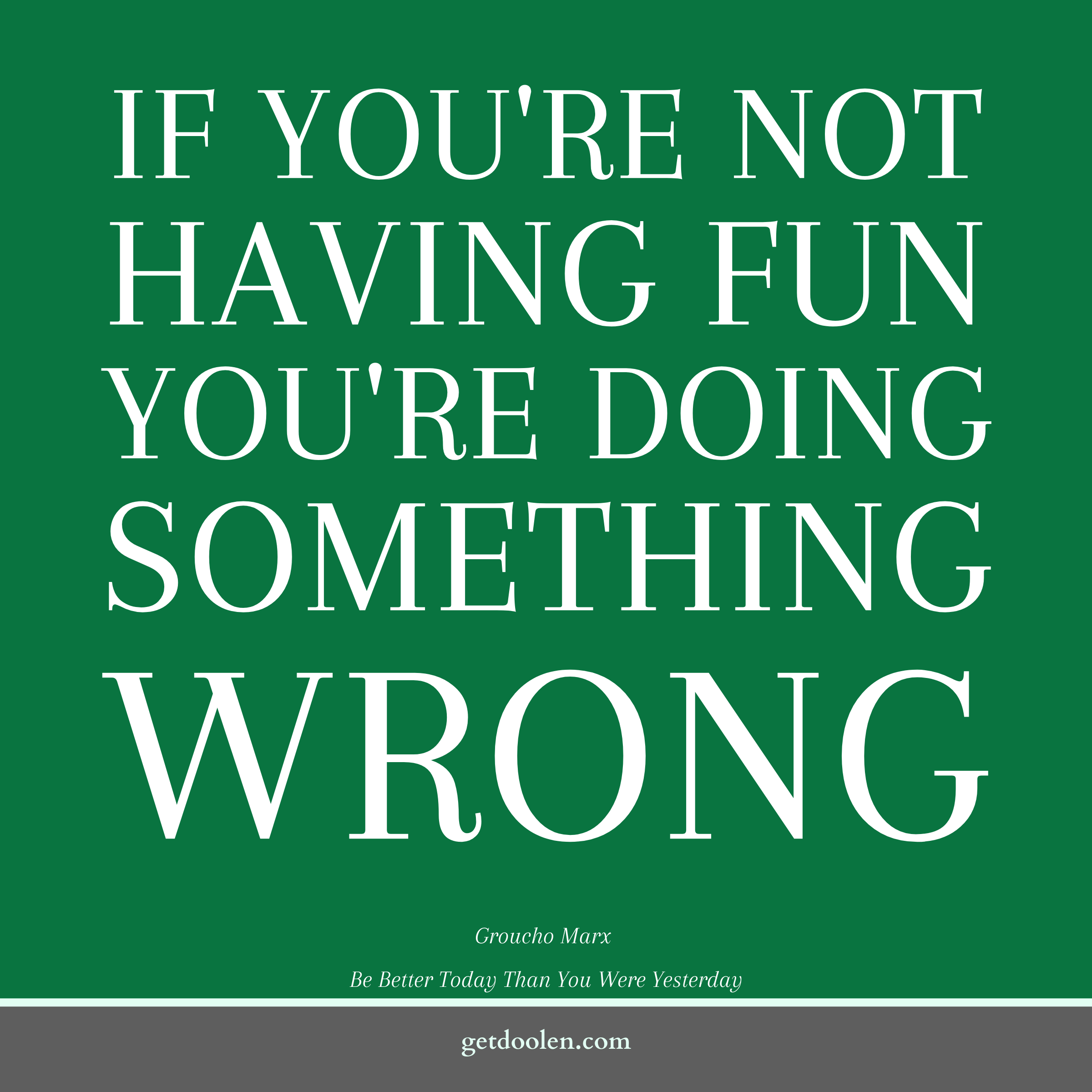 Are You Having Fun? - by Jon Doolen - Jon’s Substack