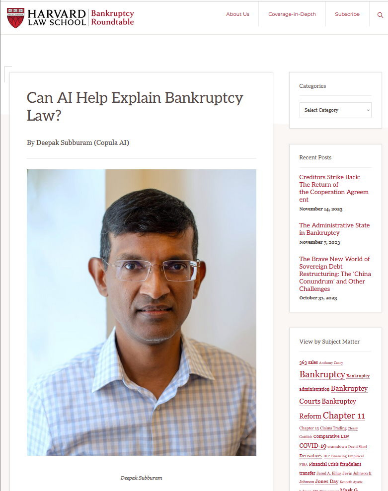 Inaugural Issue: Introducing My Copula AI