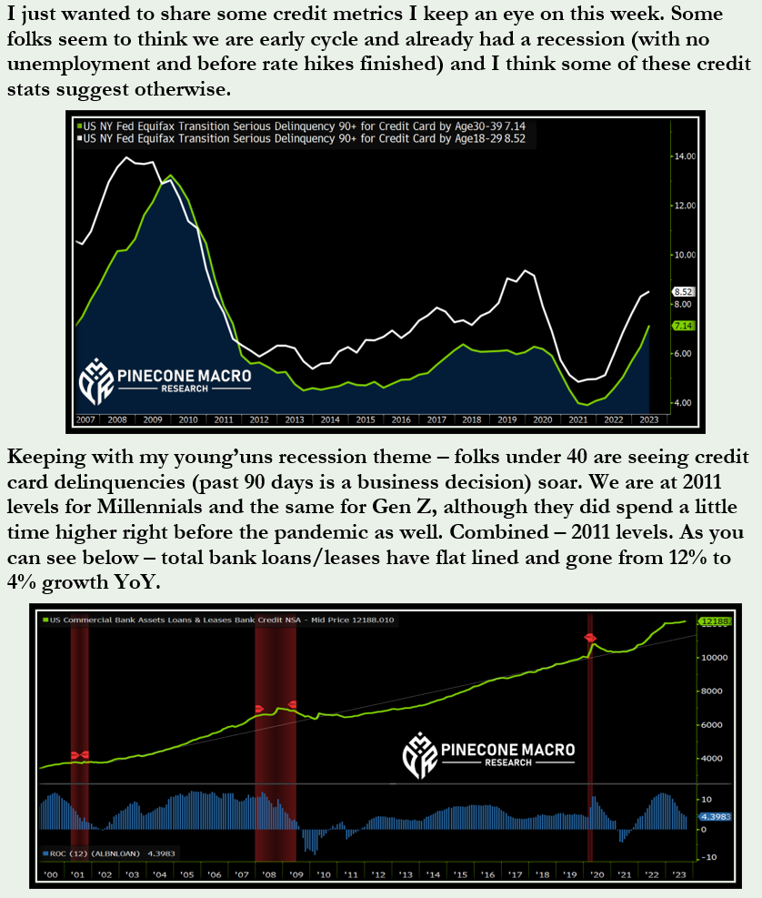 Credit Check - by Chase Taylor - Pinecone Weekly Brief