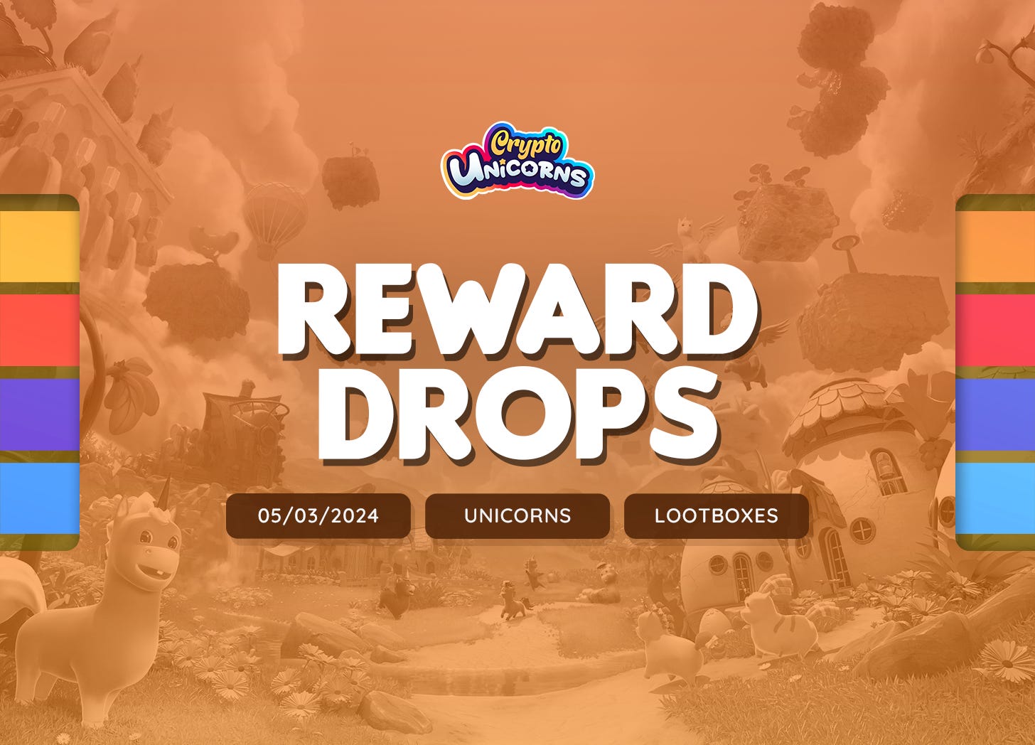 Reward Drops: Rainbow Rumble Leaderboard Unicorn Bag Rolls and Rainbow ...