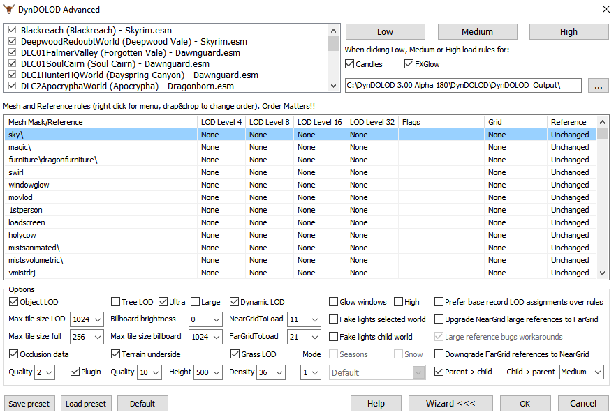 How to Use DynDOLOD, TexGen, and xLODGen to Generate LOD