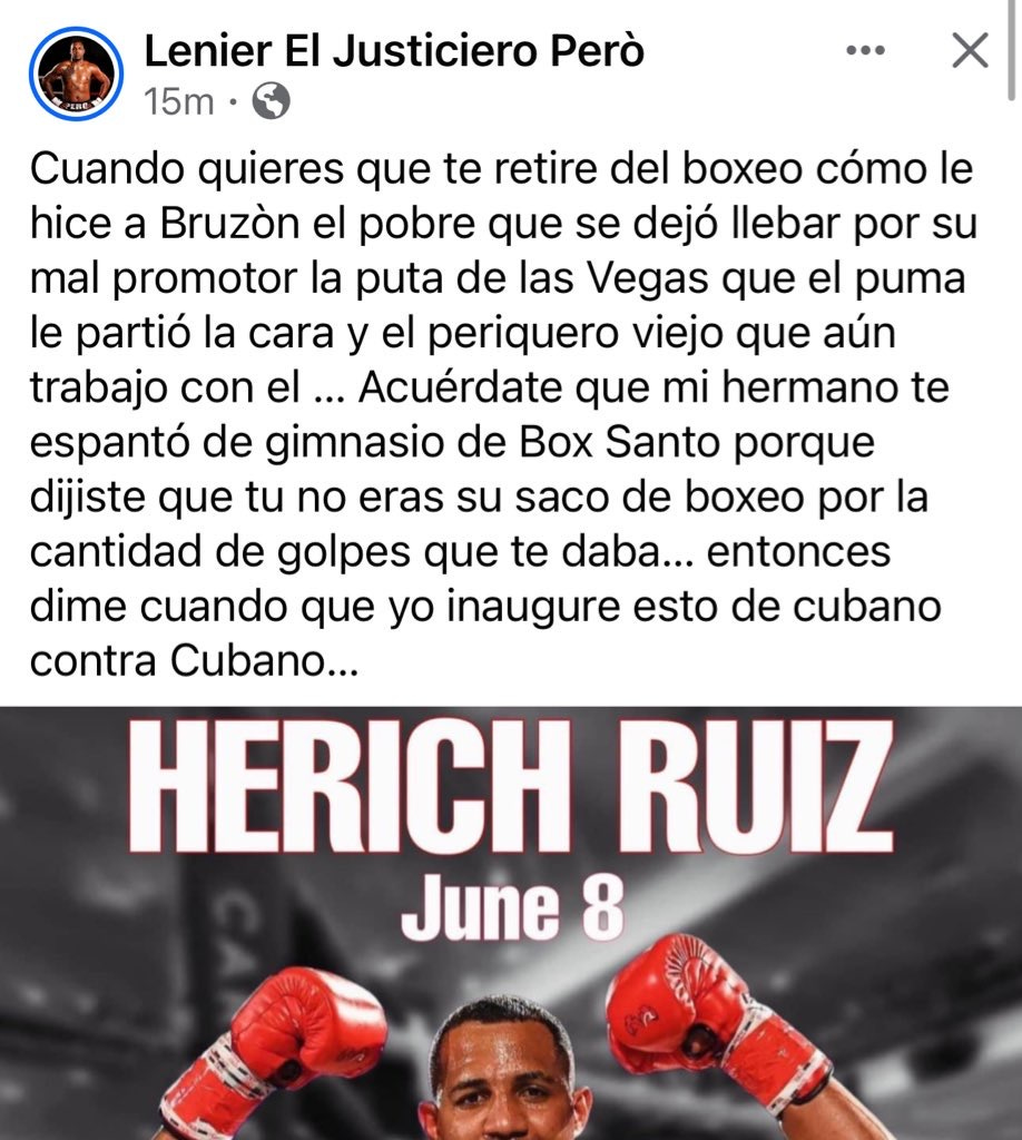 ¿Que pasó entre Lenier Pero y Herich Ruiz? - #BoxeoCubano