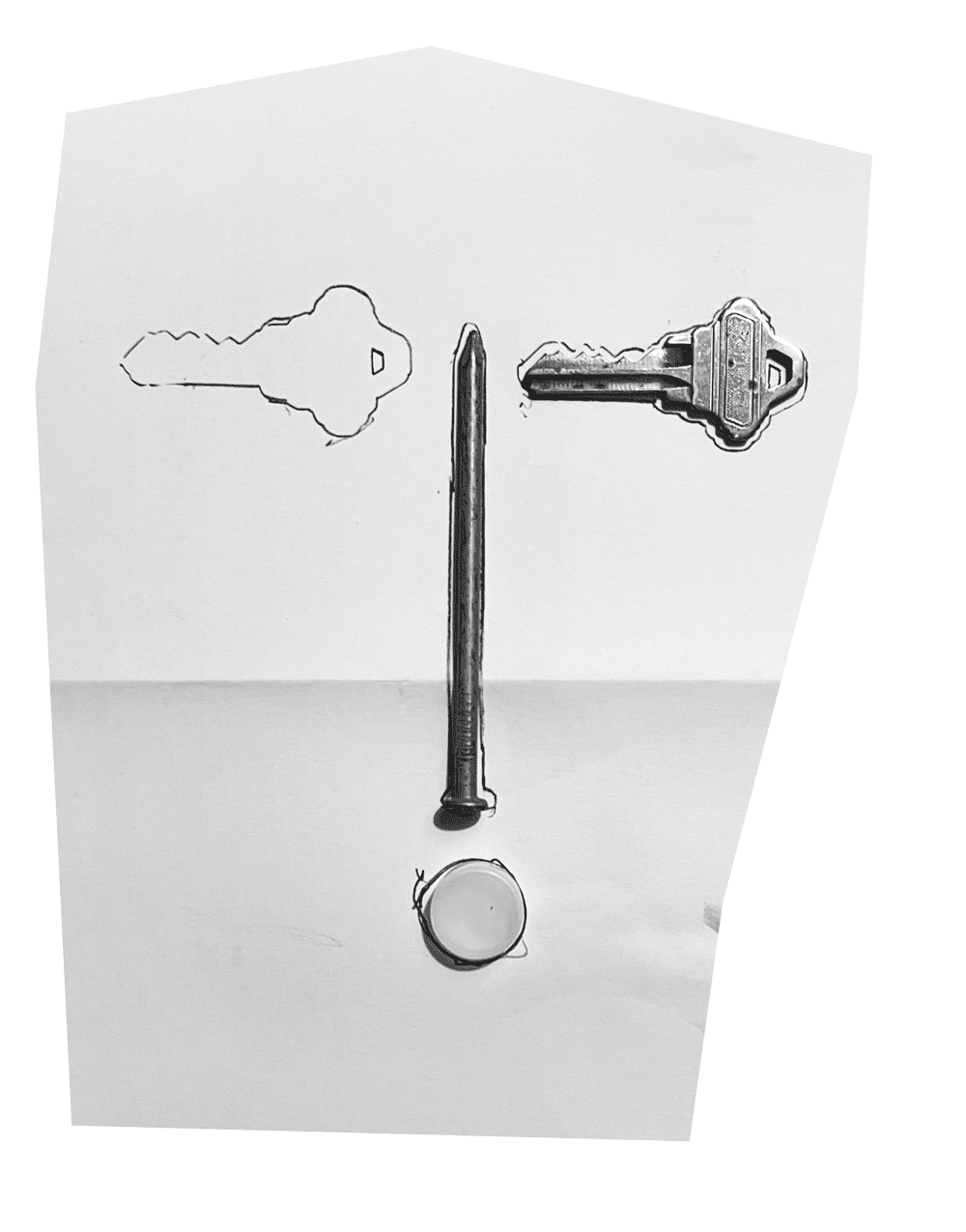 Assignment 4: Junk Drawer Drawing - by Sara Fowler