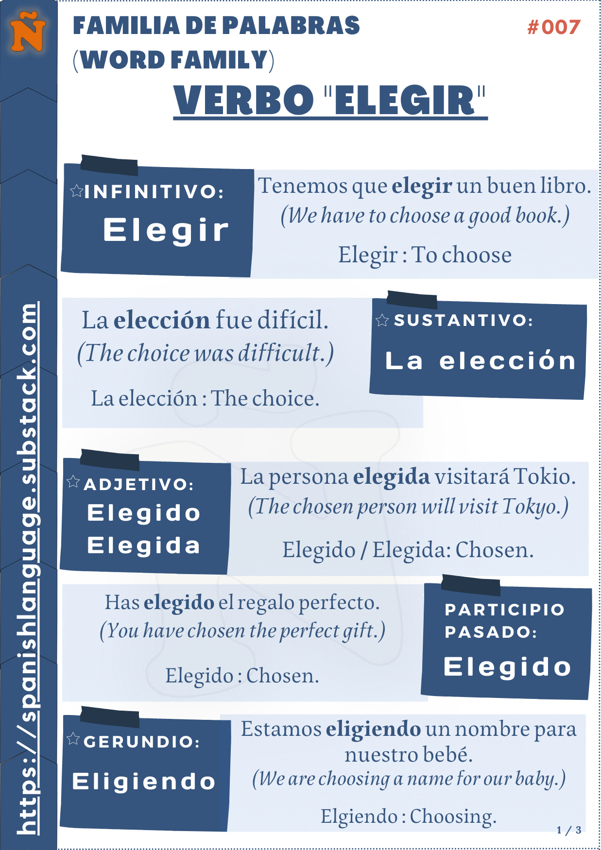 Familia de Palabras (Words Family) (007)