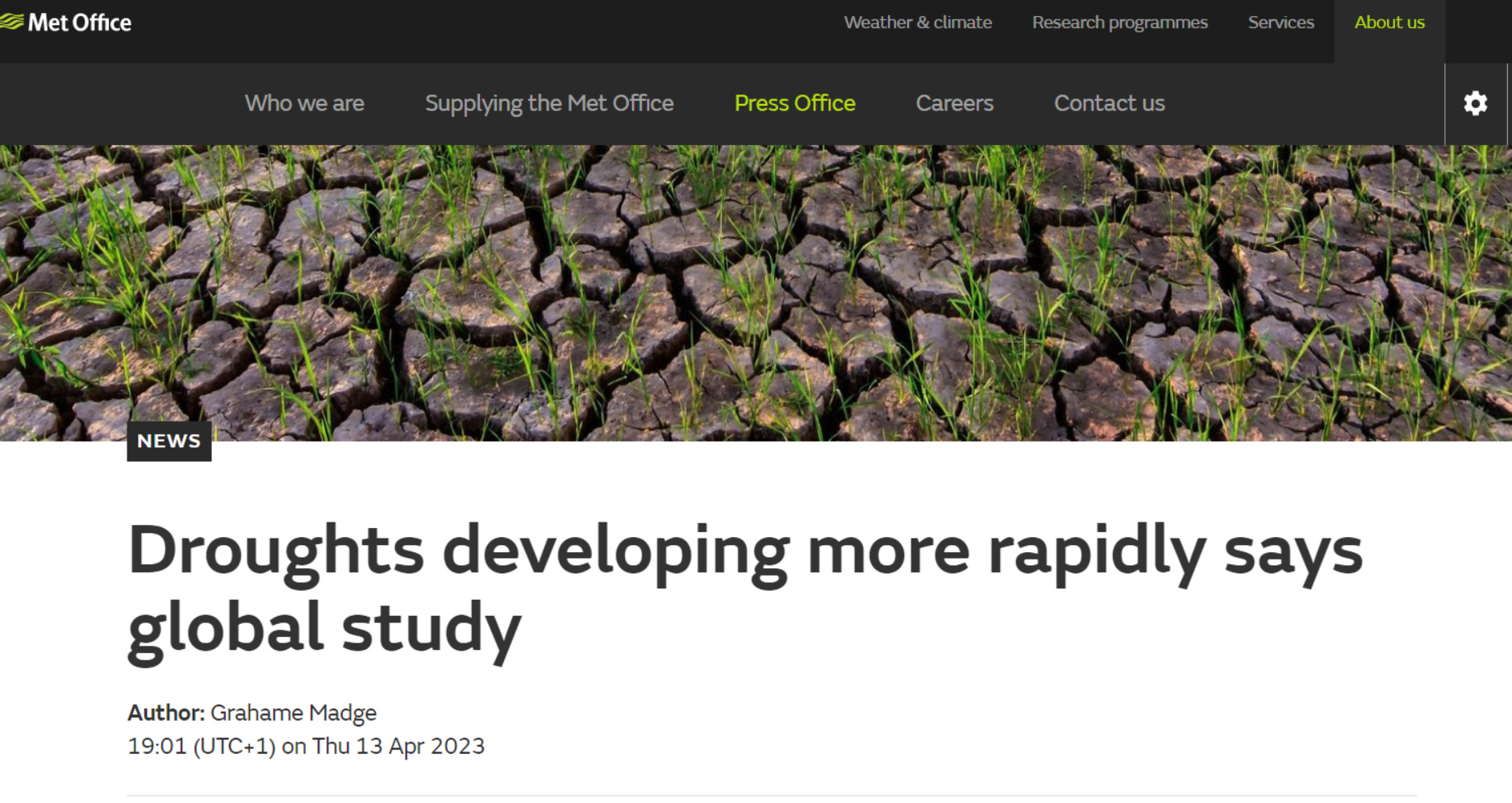 Forget Flash Floods: The UK Met Office Now Identifies Flash Droughts ...