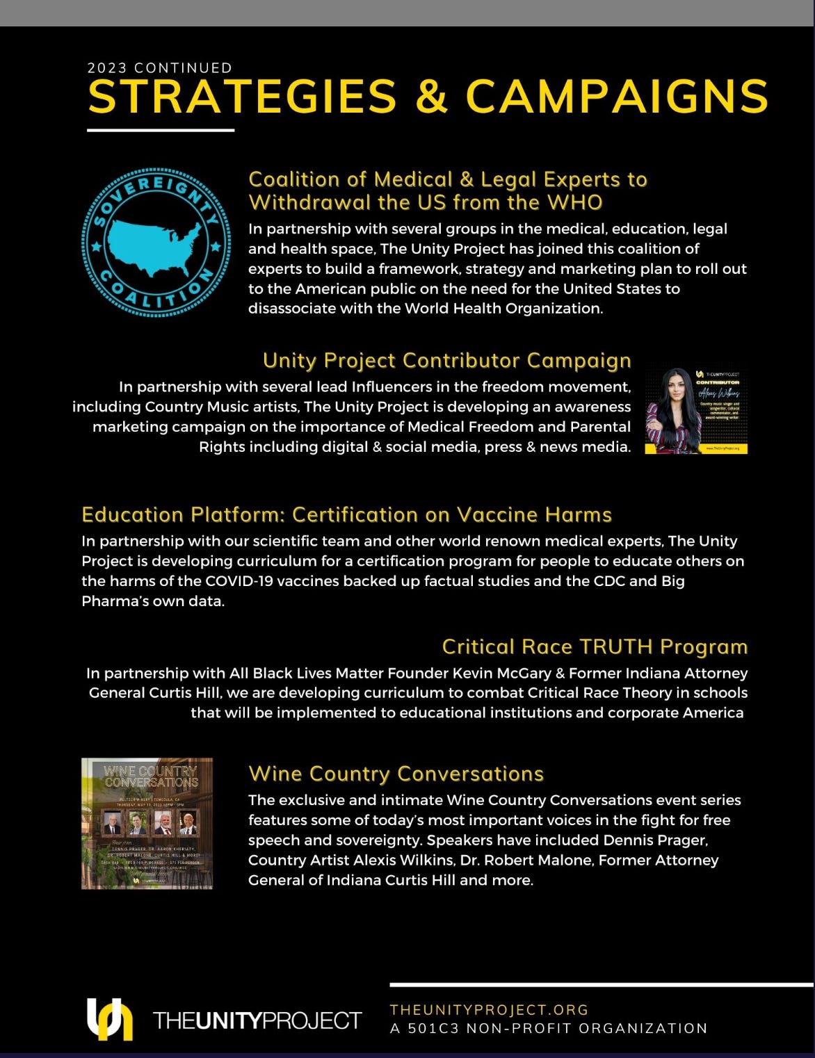 The "Unity Project" Continues! - by Robert W Malone MD, MS