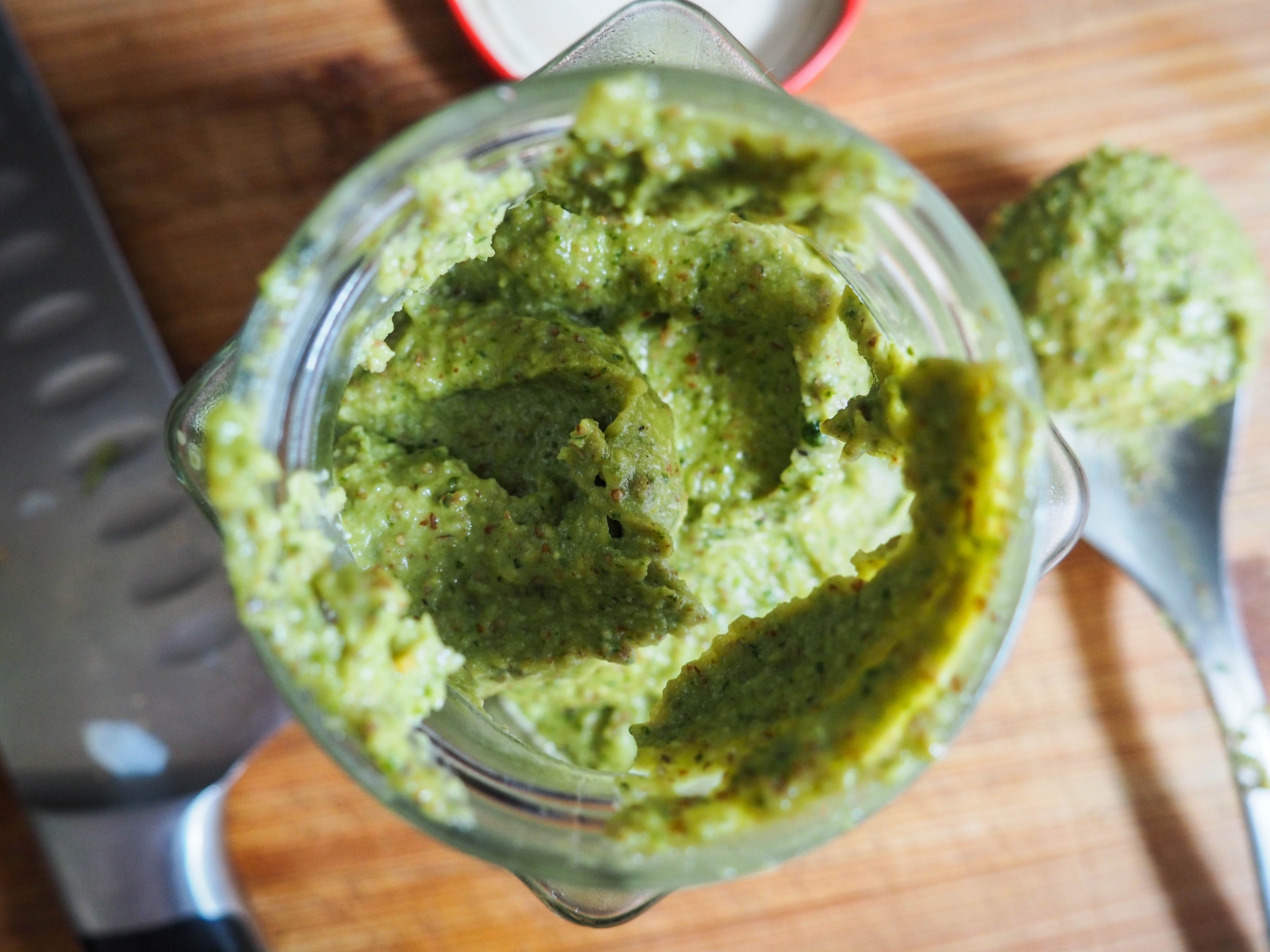 Making Do: Broccoli-Butt Pesto (Vegan/Dairy Free)