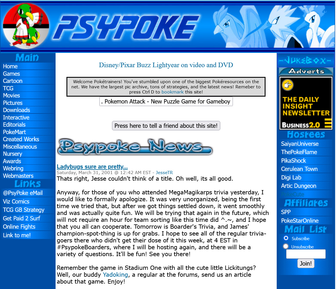 Interview with Psypoke - Johto Times