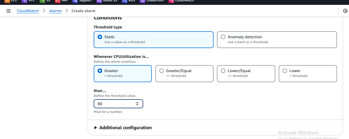 Real-Time EC2 Monitoring and Alerts Using AWS CloudWatch