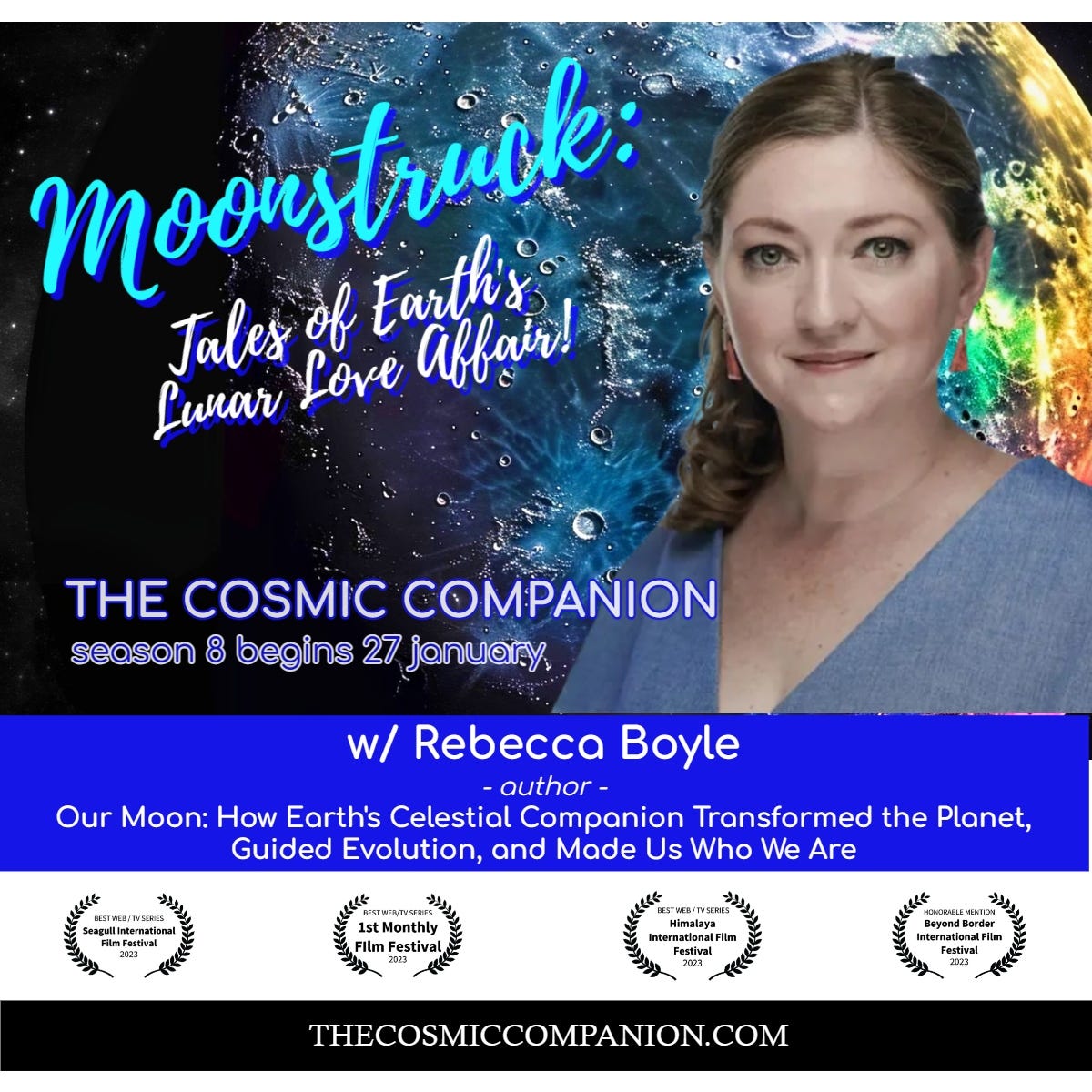 Looking forward to The Cosmic Companion Season 8 Premiere w/ Rebecca Boyle