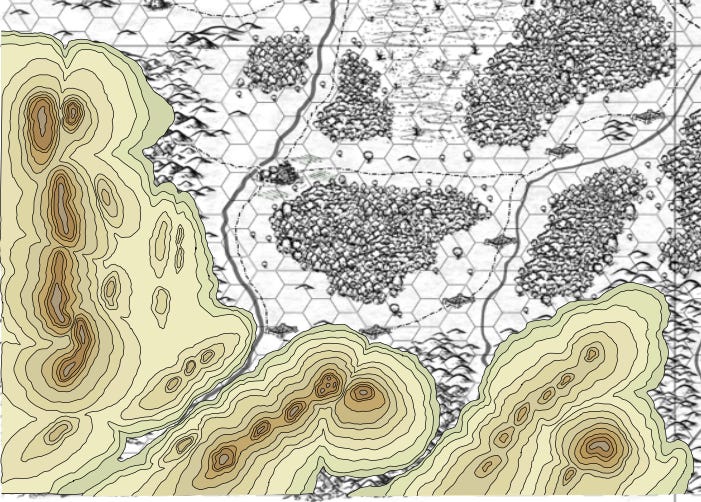 Terrain of the Borderlands - by Harrowed