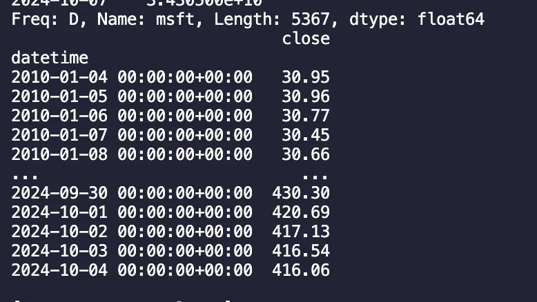 Momentum & Value Factors - introduction Metrics Calculation Class