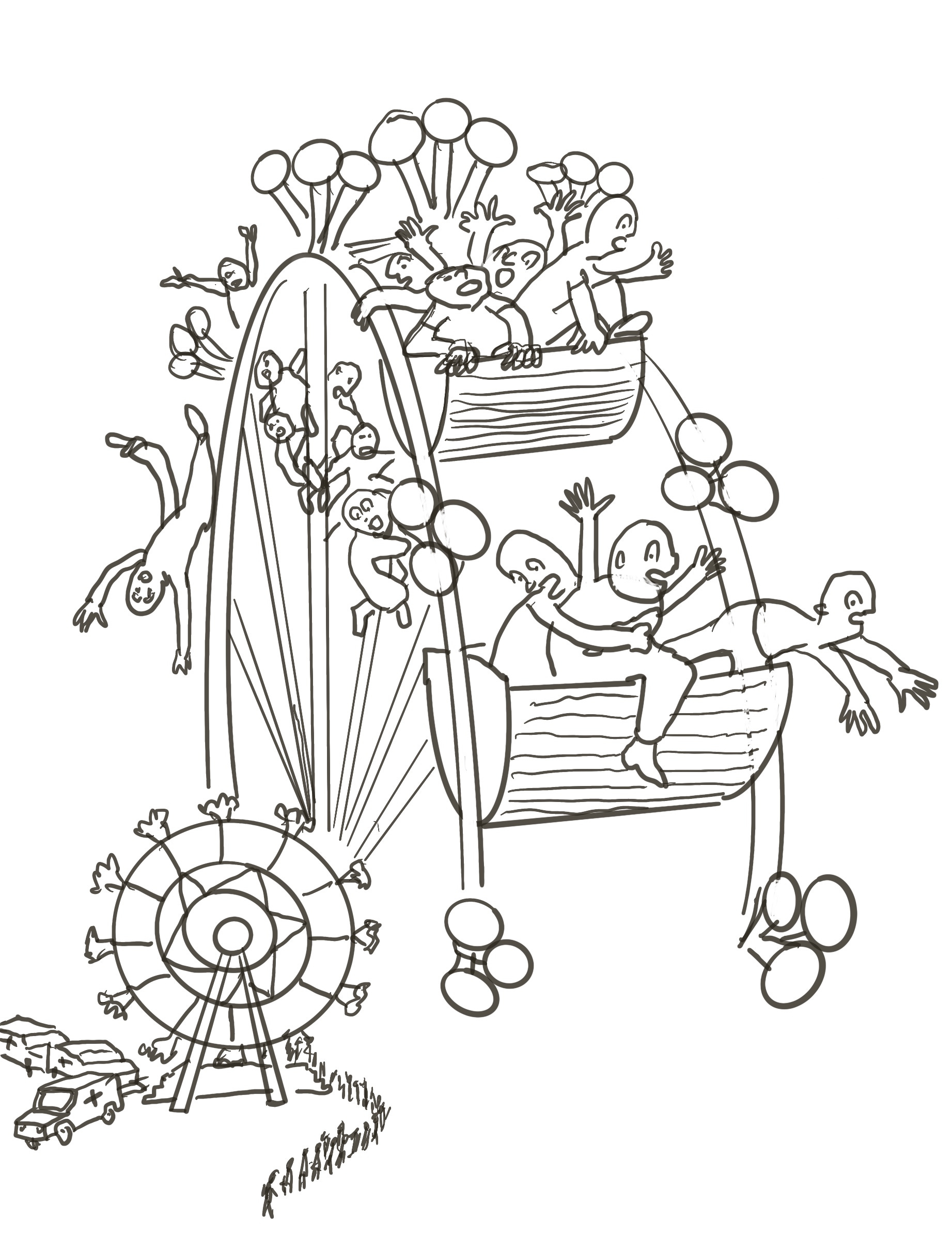 Covid Times (1/2) - by Robert Labossiere - 'Toonsday